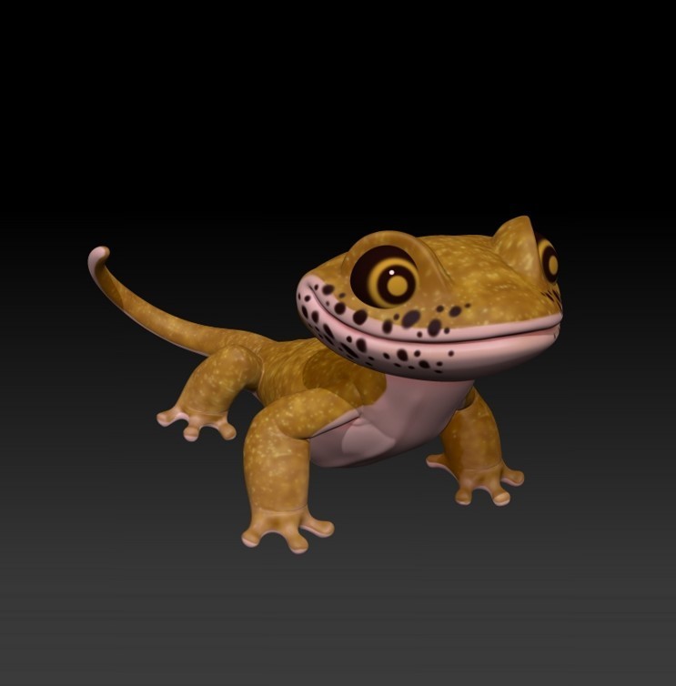 STL file CUTE GECKO GECKO 🦎・3D printer model to download・Cults