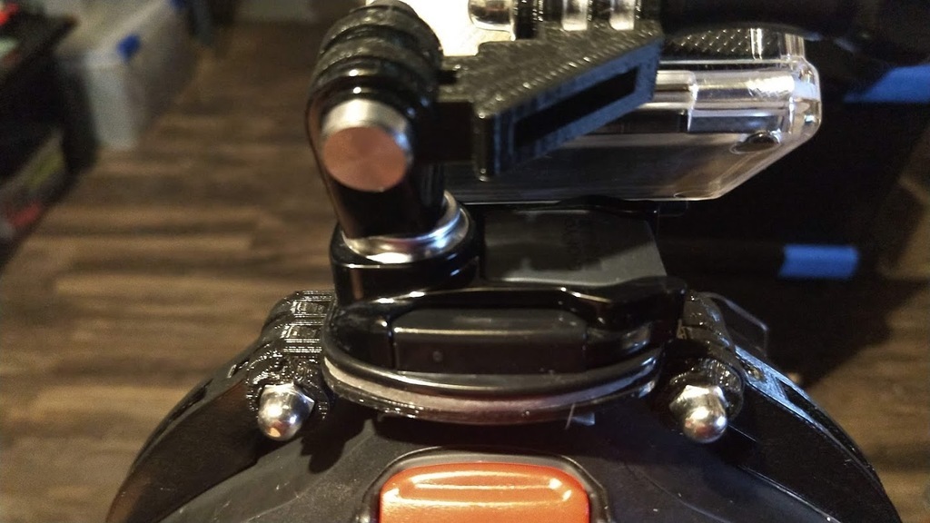 Free STL file Gopro Motorcycle Helmet Chin Mount (Motoradds clone) 🏍️ ...