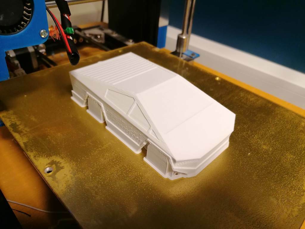 Free STL file Tesla CyberTruck shell for $12 USD Banggood RC Car 🐚 ・3D ...