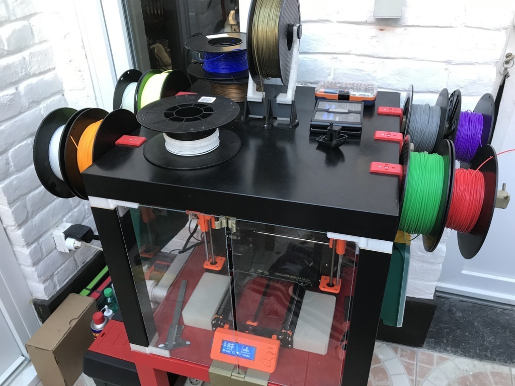 Free 3D file Spool storage system for IKEA Lack enclosure 🧞‍♂️ ・Model ...