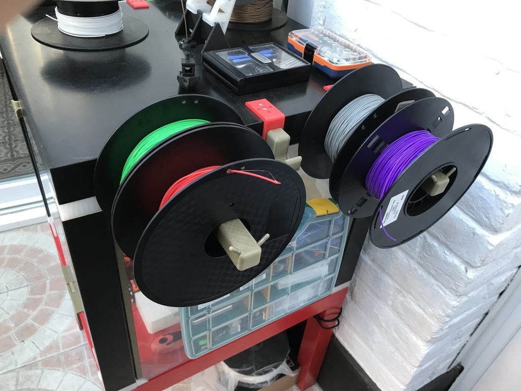 Free 3D file Spool storage system for IKEA Lack enclosure 🧞‍♂️ ・Model ...