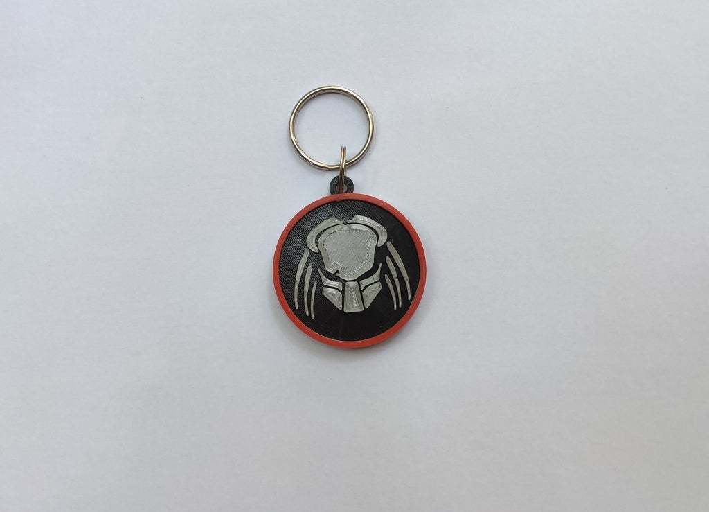 🗝️ Predator Keychain・Free STL File for ・Cults