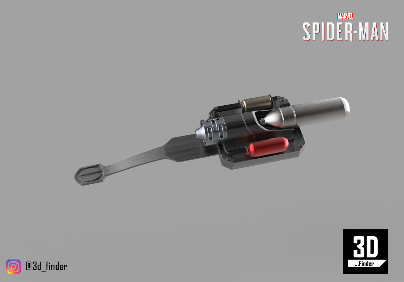🕷️ Scarlet Spider WebShooter Ps4 Game for 3D Printing DIY・ 3D File for ...