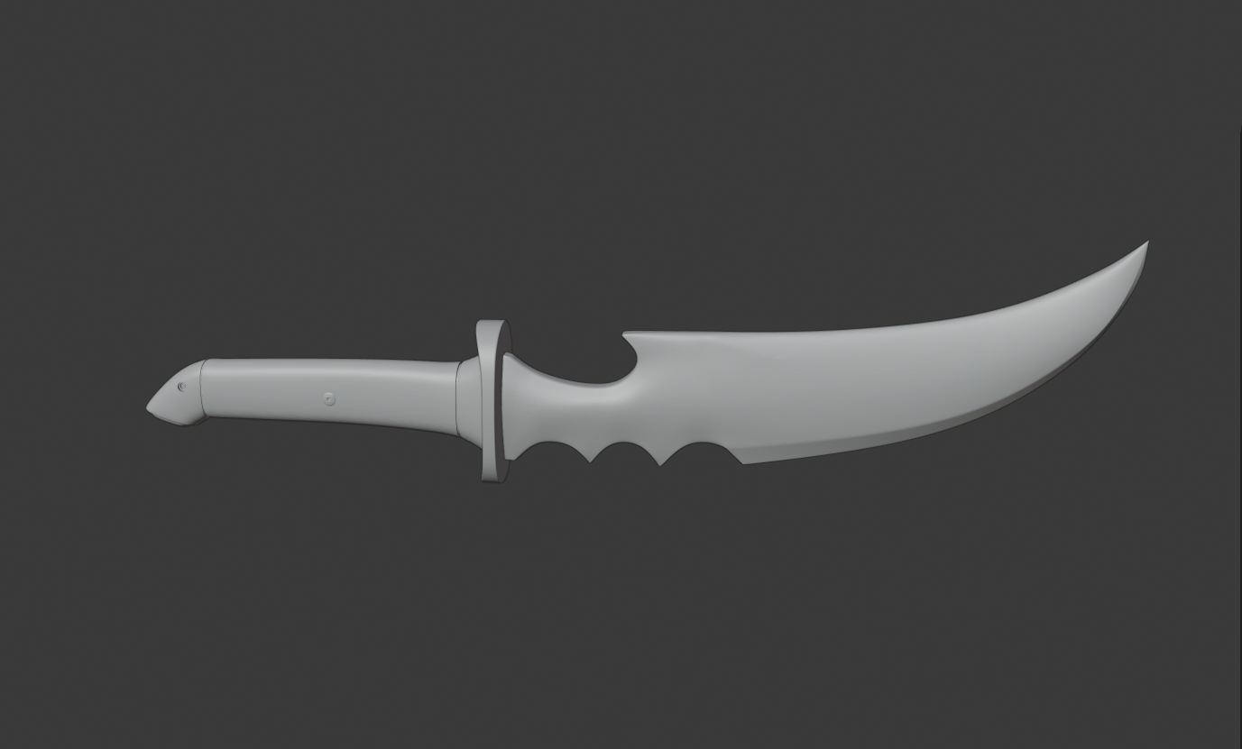 🔪 Red Hood Knife for 3D Printing Batman under the red hood・ 3D File for ...