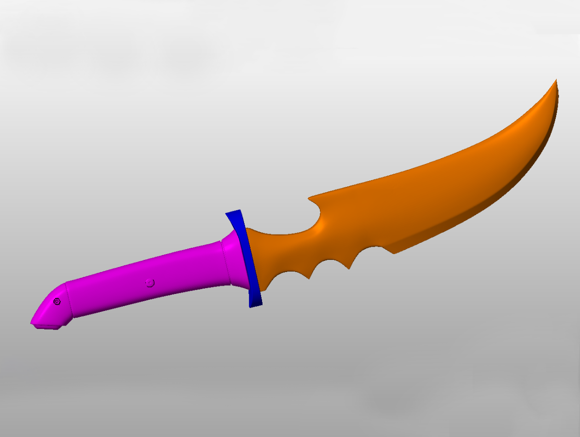 🔪 Red Hood Knife for 3D Printing Batman under the red hood・ 3D File for ...