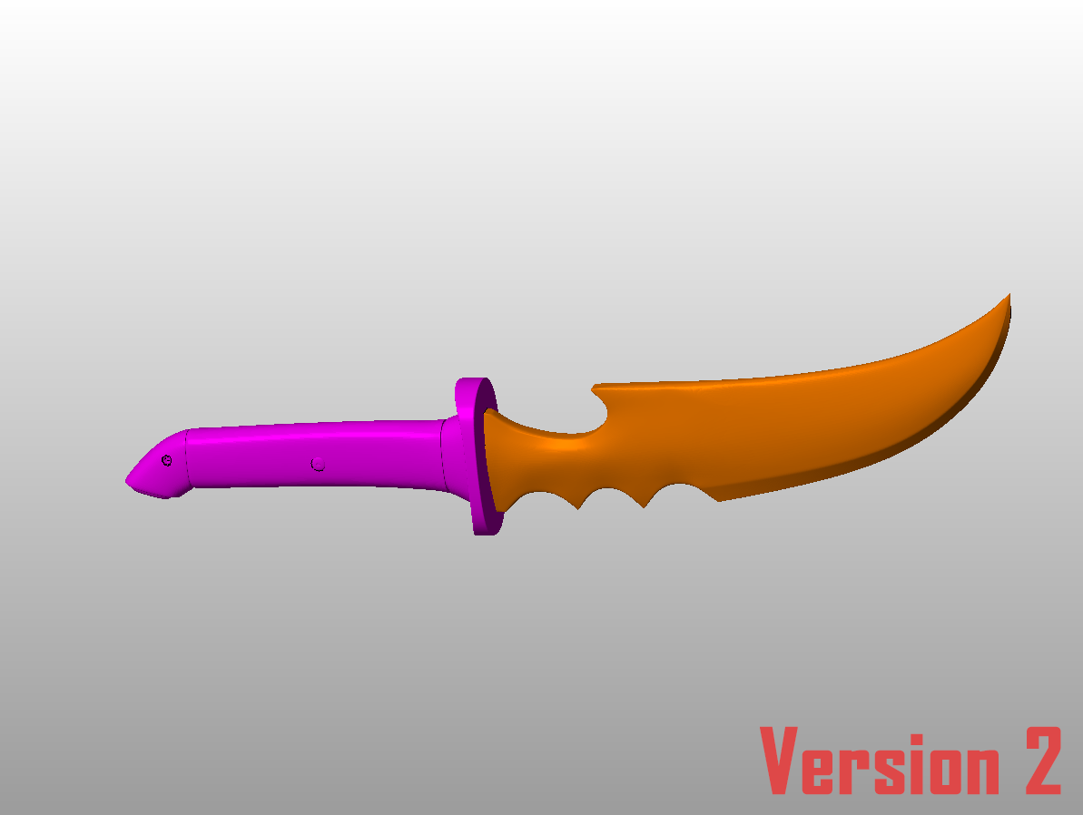 🔪 Red Hood Knife for 3D Printing Batman under the red hood・ 3D File for ...