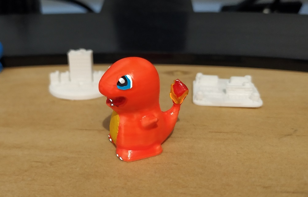 arquivo STL El modelo de color de Charmander Gameboy. 🎨 ・Design para ...
