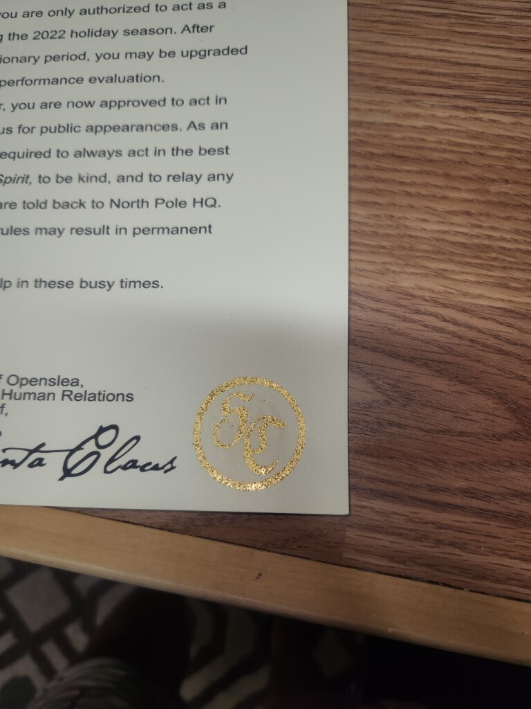 Free STL file Santa Claus Embossing Stamp & Impersonator North Pole ...