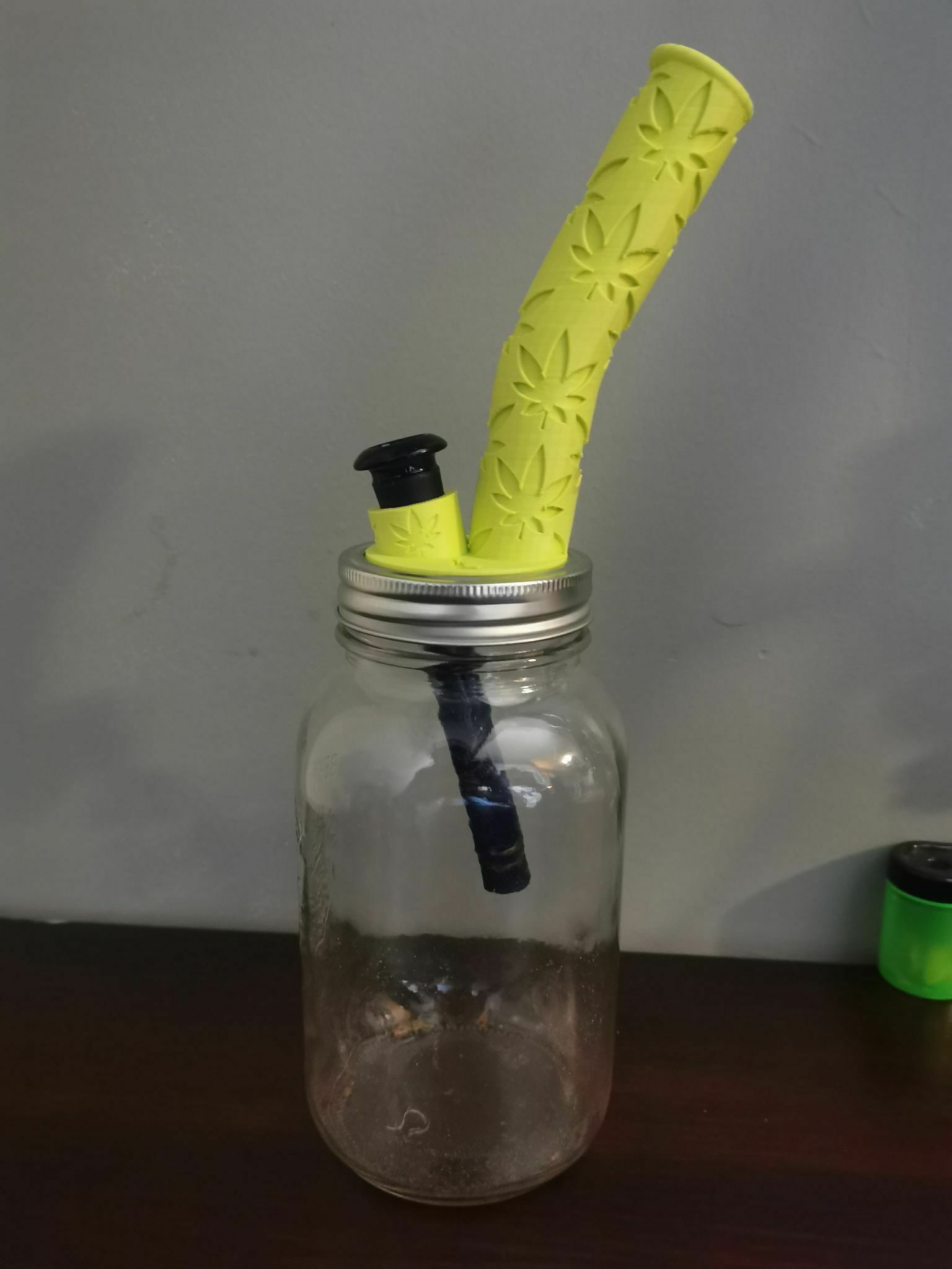 🫙 Cave Mary Mason Jar Bong・ STL File for ・Cults