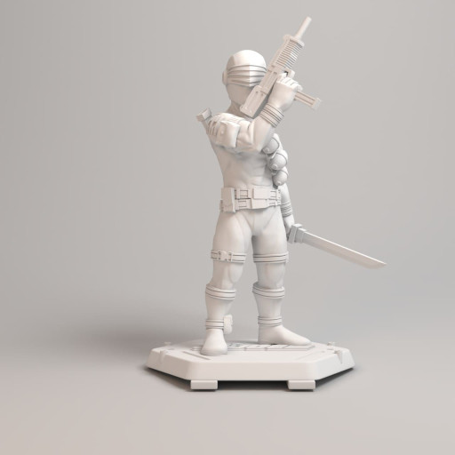 3D file Snake eyes v01 / G.I Joe Madness 🐍 ・Design to download and 3D ...