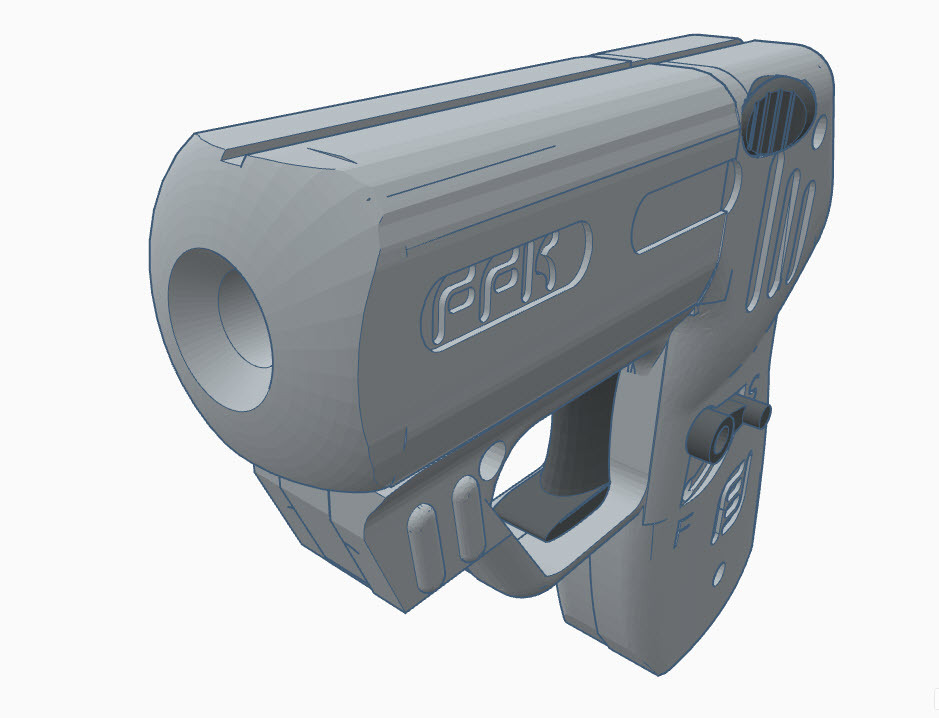 Free STL file FFK mini one-shot gun (PROP) 🔫 ・3D printer design to ...