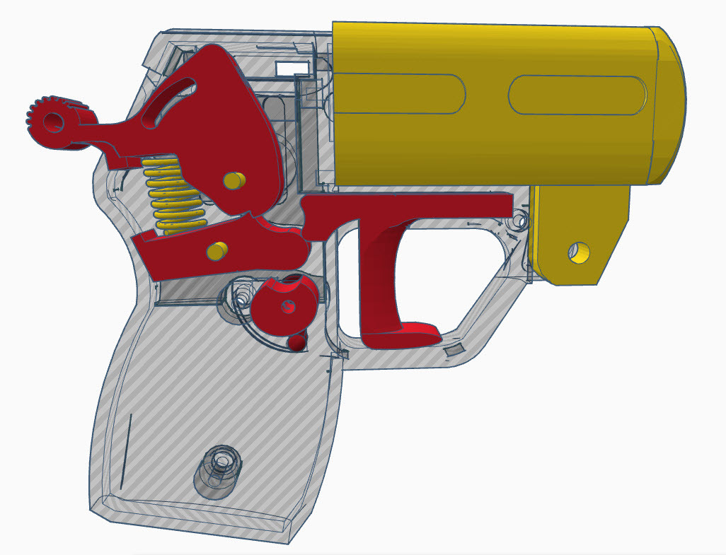 Free STL file FFK mini one-shot gun (PROP) 🔫 ・3D printer design to ...