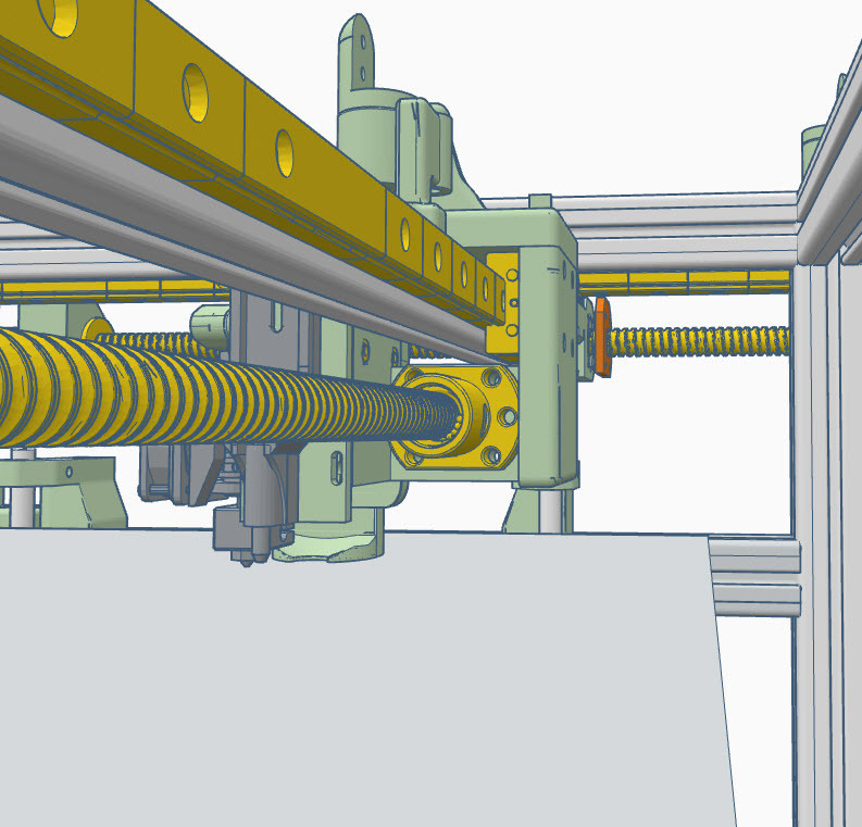 Free STL file SFU 1204 ball screws upgrade for HCE beltless 🖨️ ・3D ...
