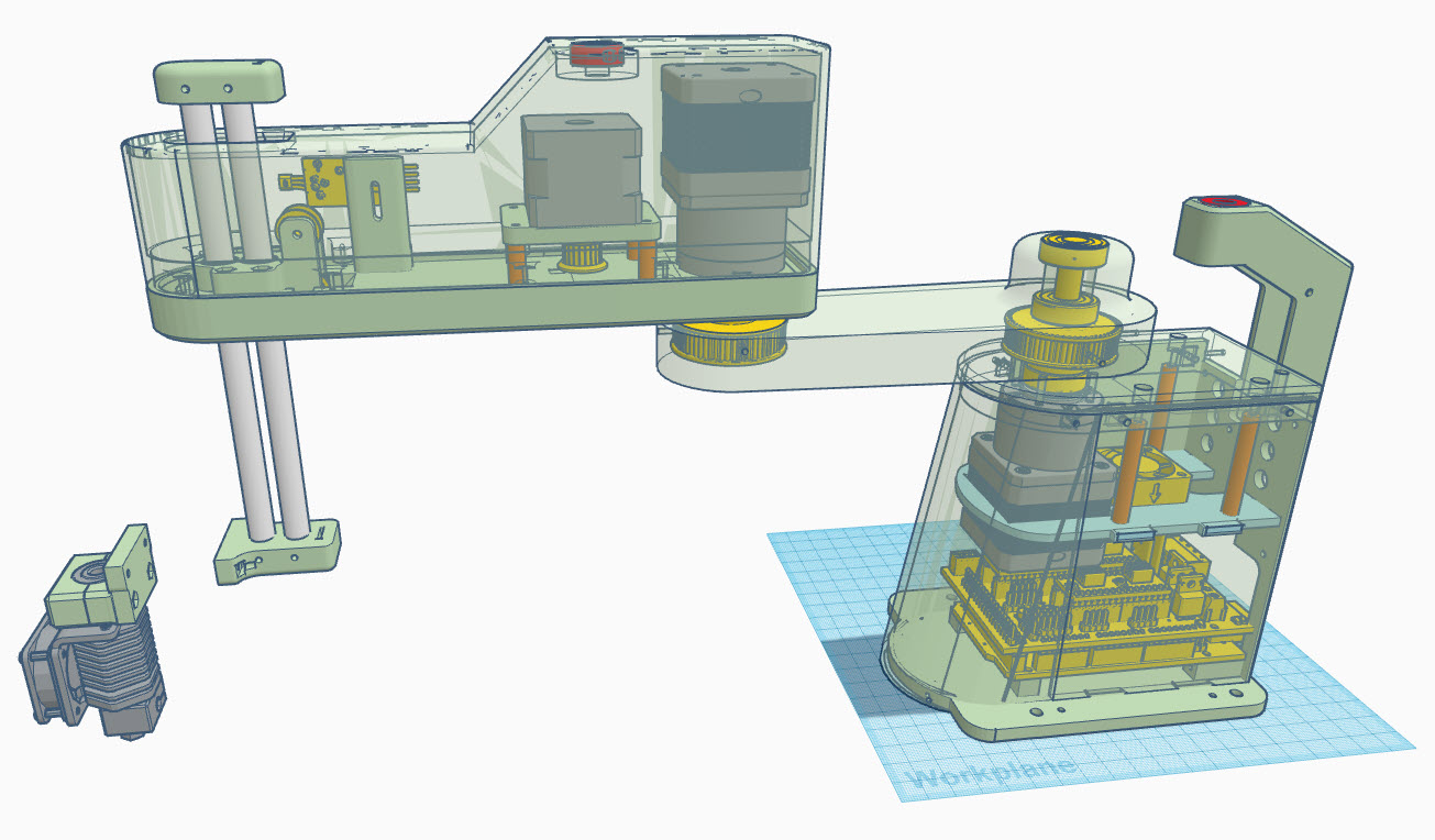 Free STL file Remix of generic SCARA ARM 💪 ・3D printer design to ...