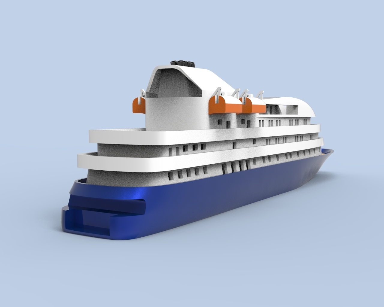 3D file Cruise Ship Island Sky for 3D Printing 🚢 ・3D printing design to ...
