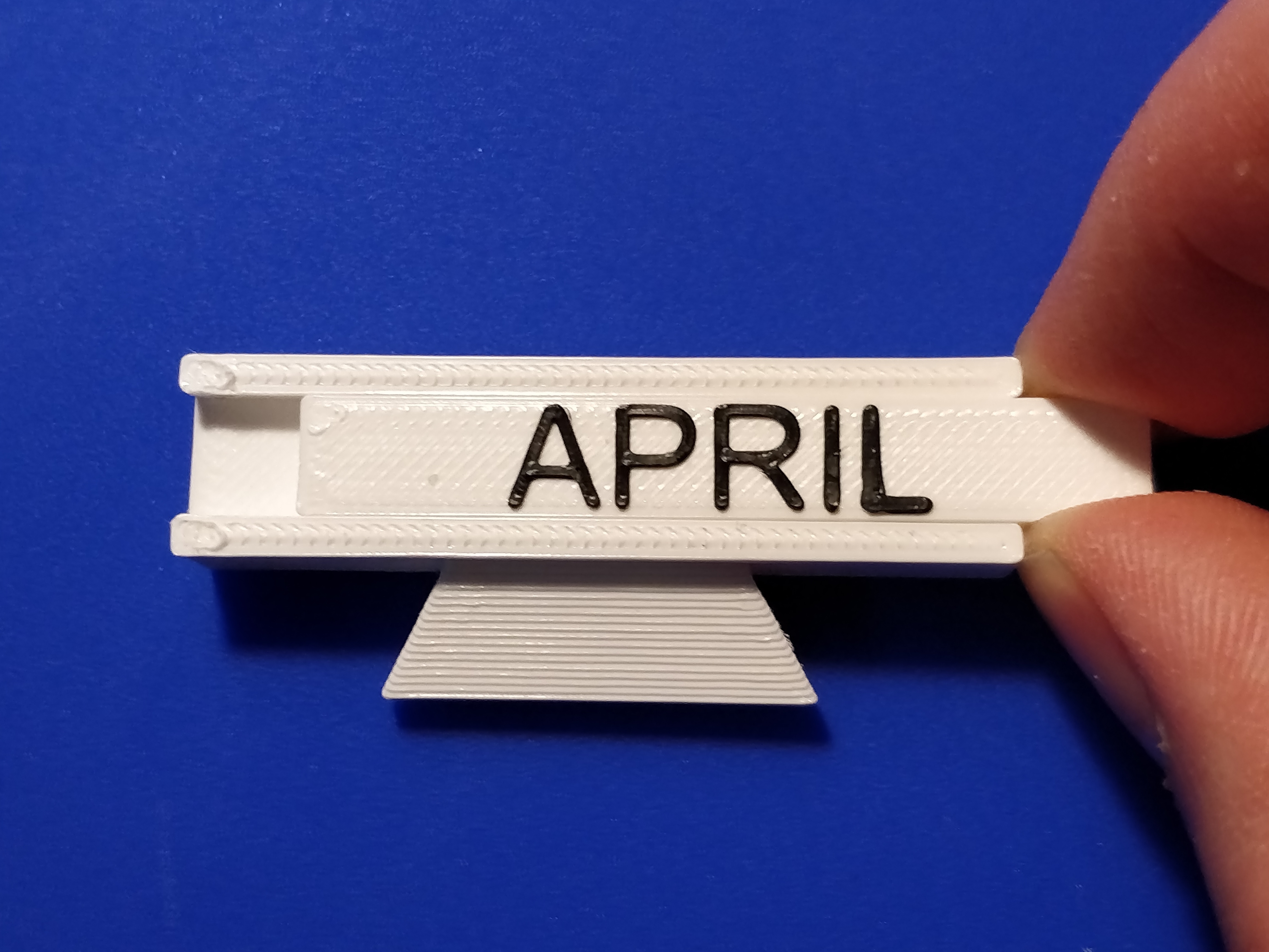 Free STL file Modular 3D Calendar 📅 ・Design to download and 3D print・Cults