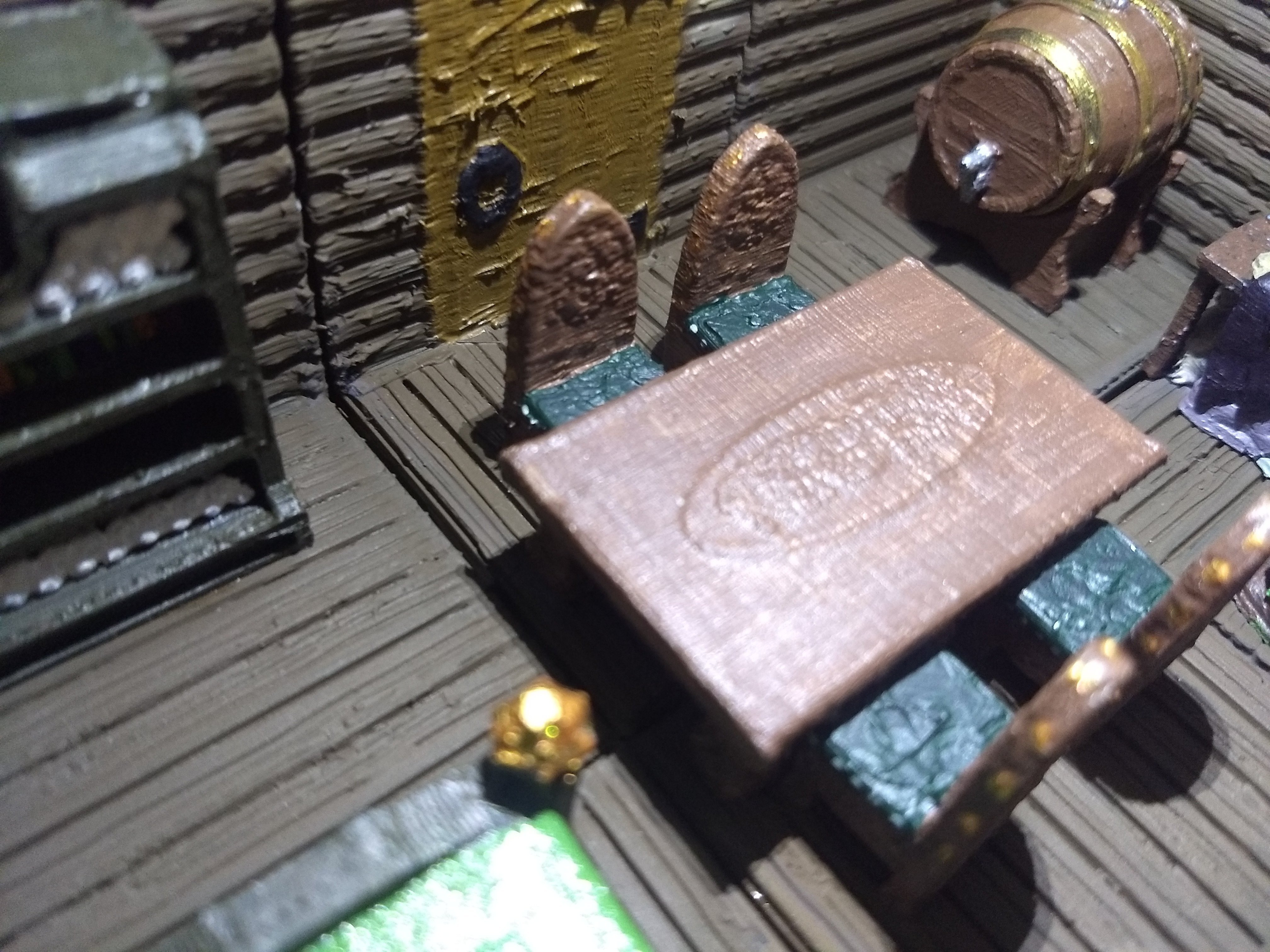 3D printing Wooden walls/floor tiles 50x50 compatible with OpenForge・Cults