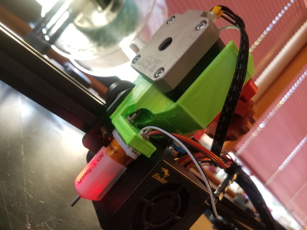 Free 3D file Direct Drive Mount for Creality Ender 5 Pro with BL Touch ...