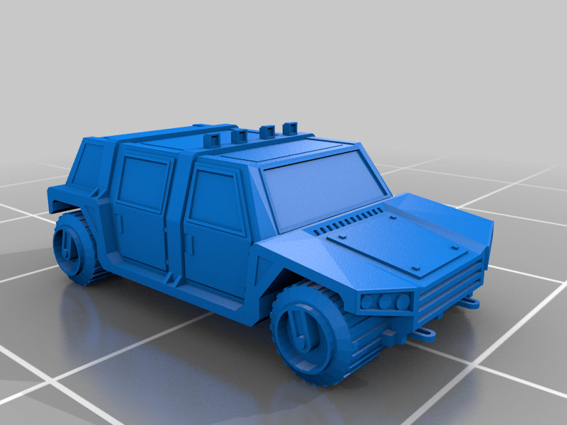 🎲 SciFi Vehicle Set 1 - Cars - 6mm・Free STL File for ・Cults