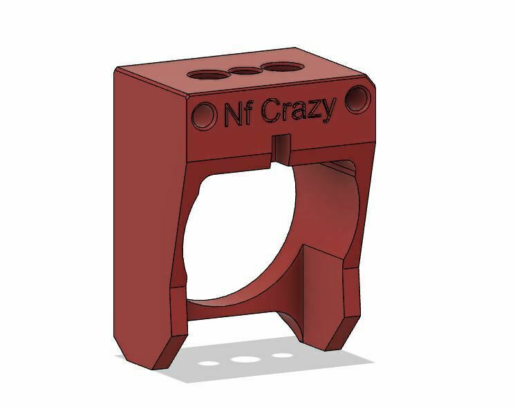 Free STL file Mini Stealthburner Nf-Crazy HotEnd mount 🔧 ・3D printer ...