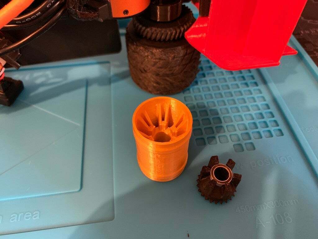 Free STL file Open RC F1 Rear Rim for Herringbone Differential 🎠 ・3D ...