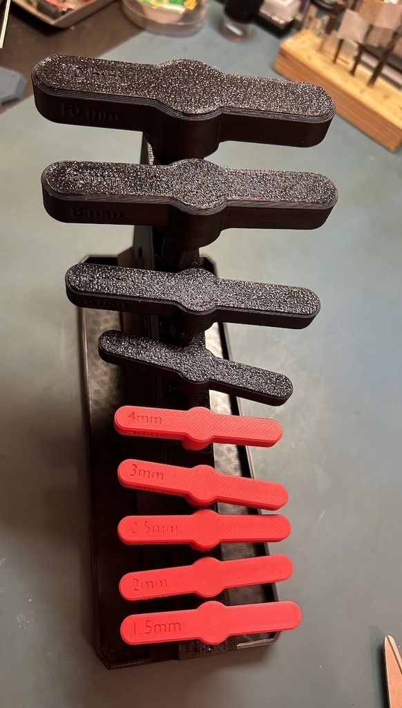 🔑 UFS-155 T-Handle Hex Key Holder Allen Wrench Holder・Free 3D File for ...