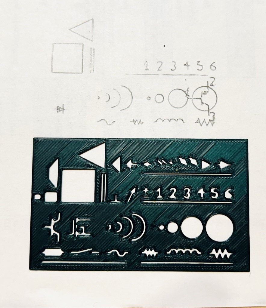 ⚡ UFS-156 More Electrical Diagrams Stencil or Template・Free 3D File for ...