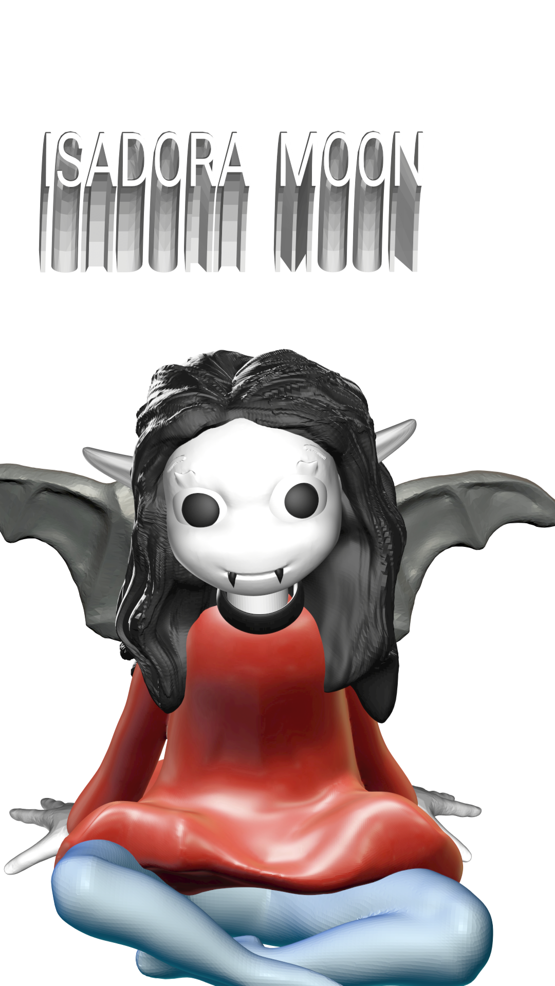 OBJ file Isadora moon 🌙・3D print model to download・Cults