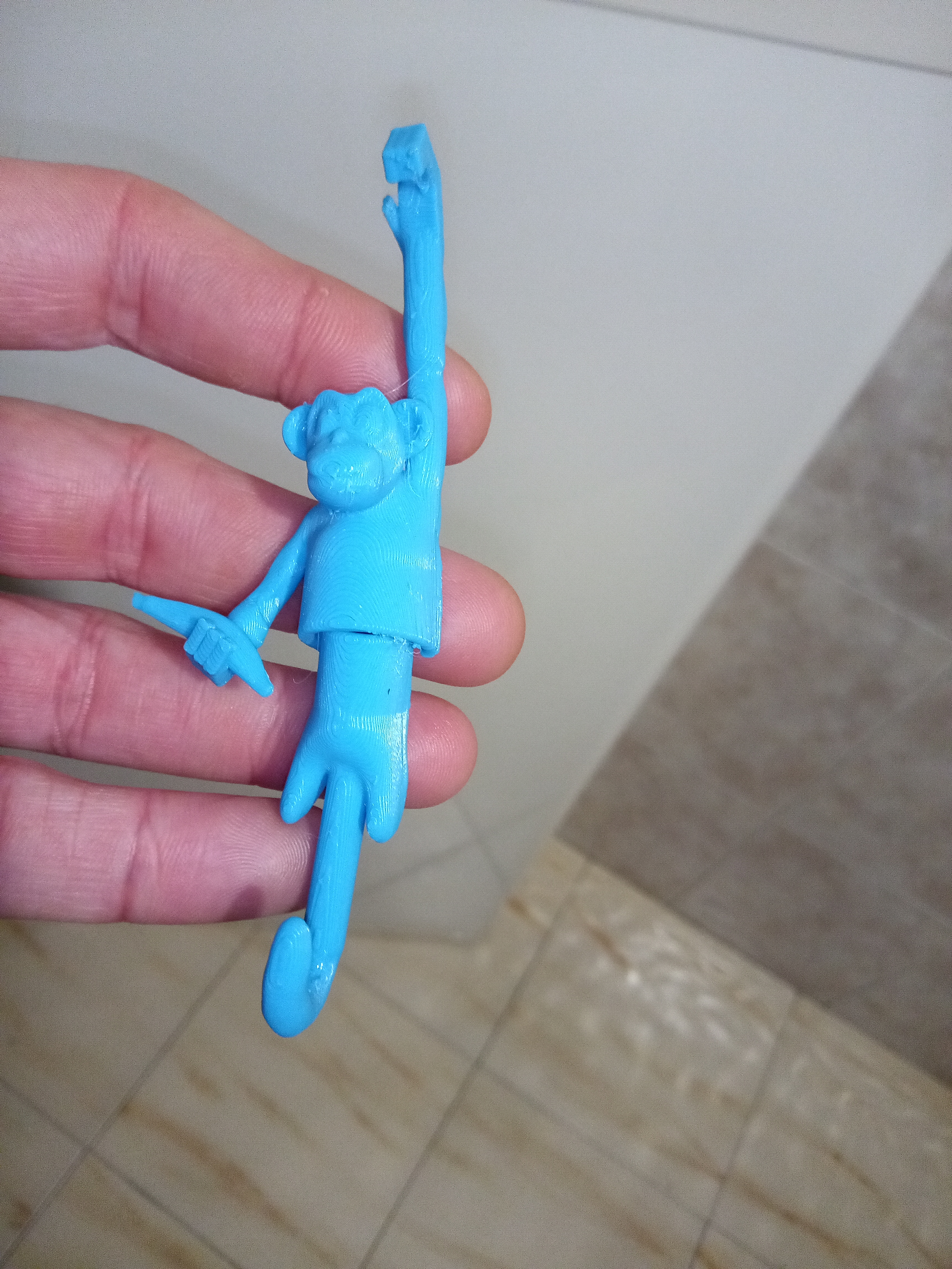 OBJ file Hanging monkey 2 🐒 ・3D printing model to download・Cults