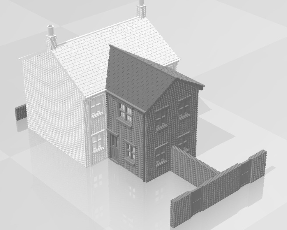 3D file Terraced House Accessory Pack No.2 N Gauge 🏠 ・3D printing model ...