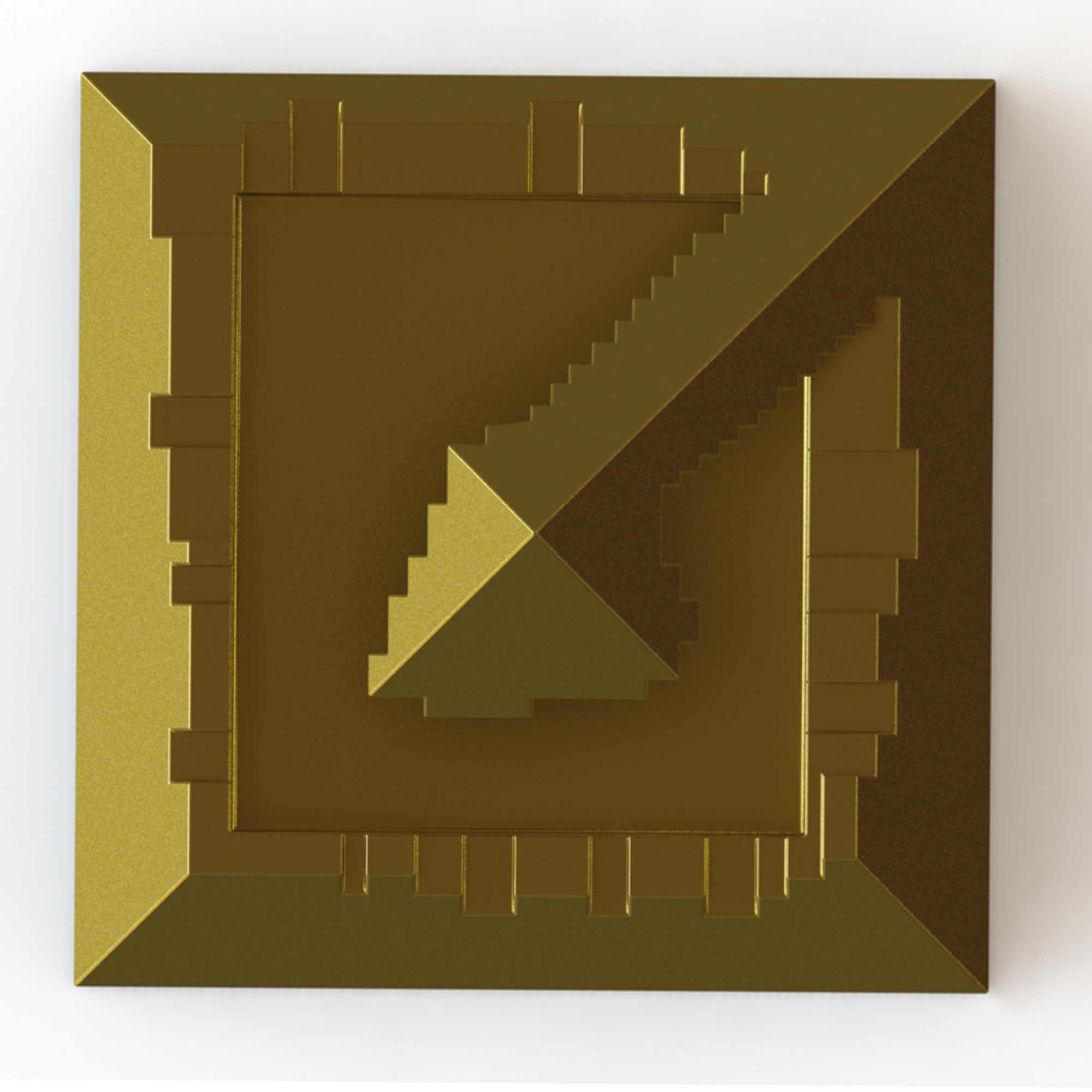 STL file broken pyramid ashtray 🇪🇬・3D print object to download・Cults