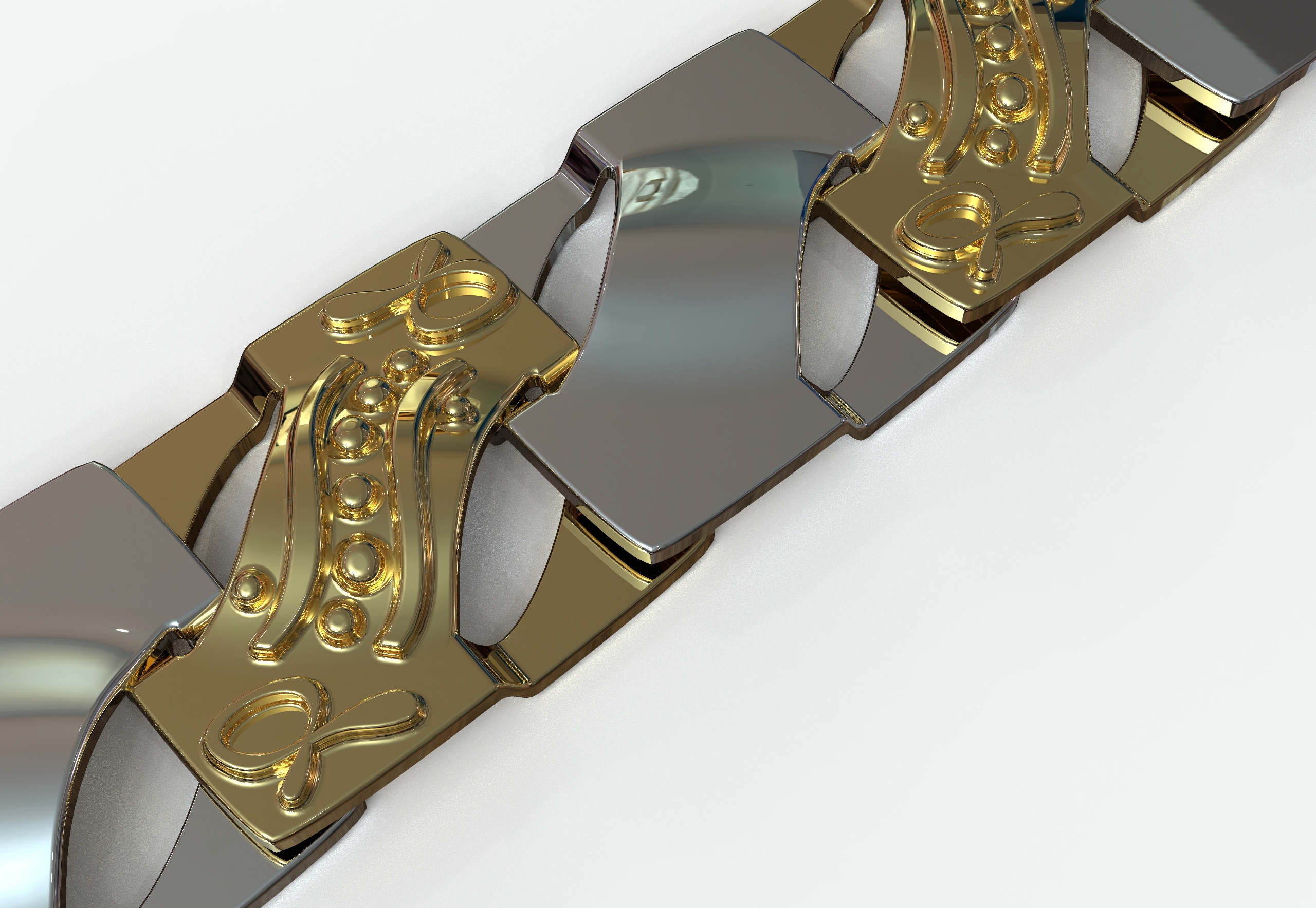 3D file square chain link 🟪 ・Template to download and 3D print・Cults