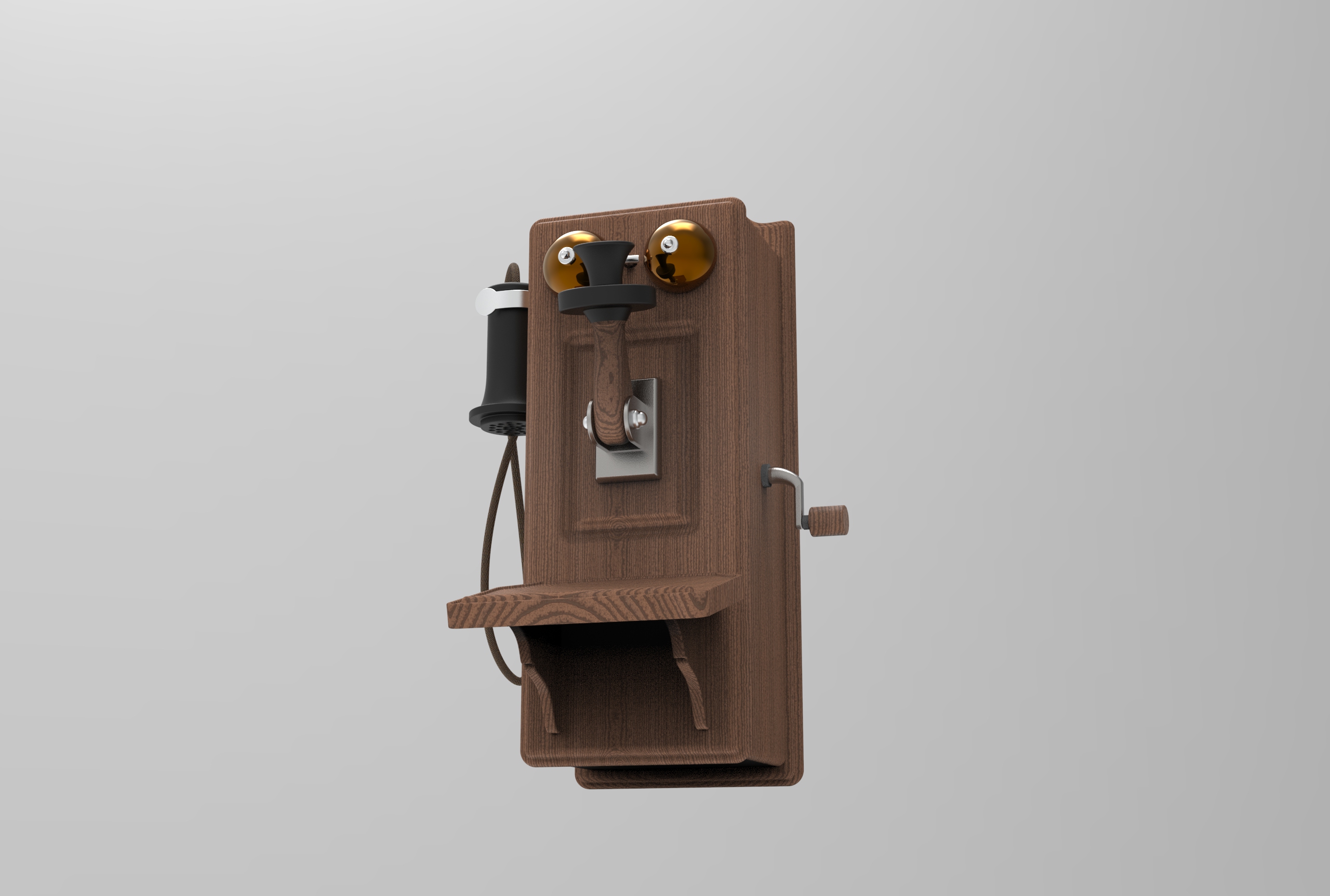 📞 antique wall phone・ 3D File for ・Cults