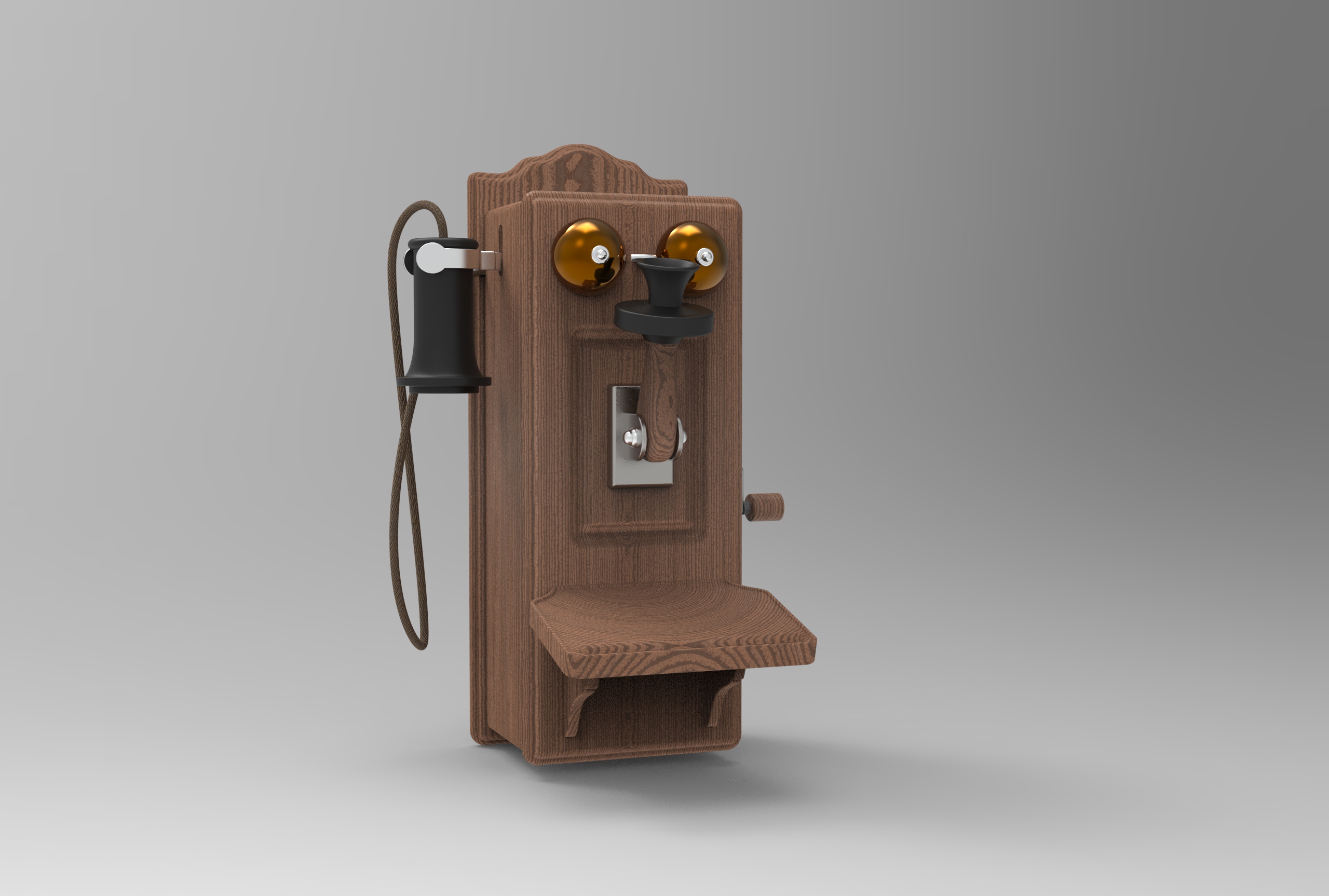 📞 antique wall phone・ 3D File for ・Cults