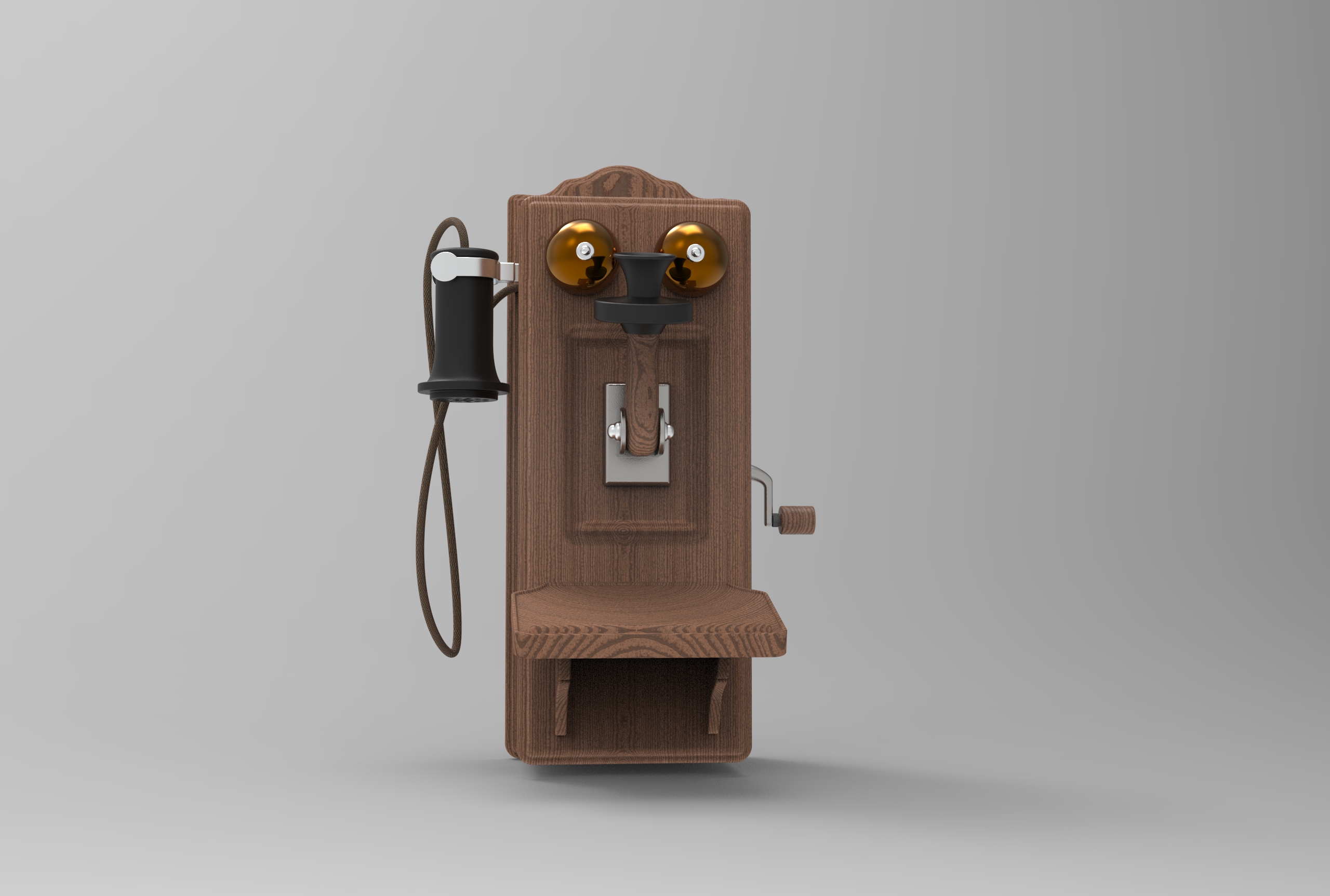📞 antique wall phone・ 3D File for ・Cults