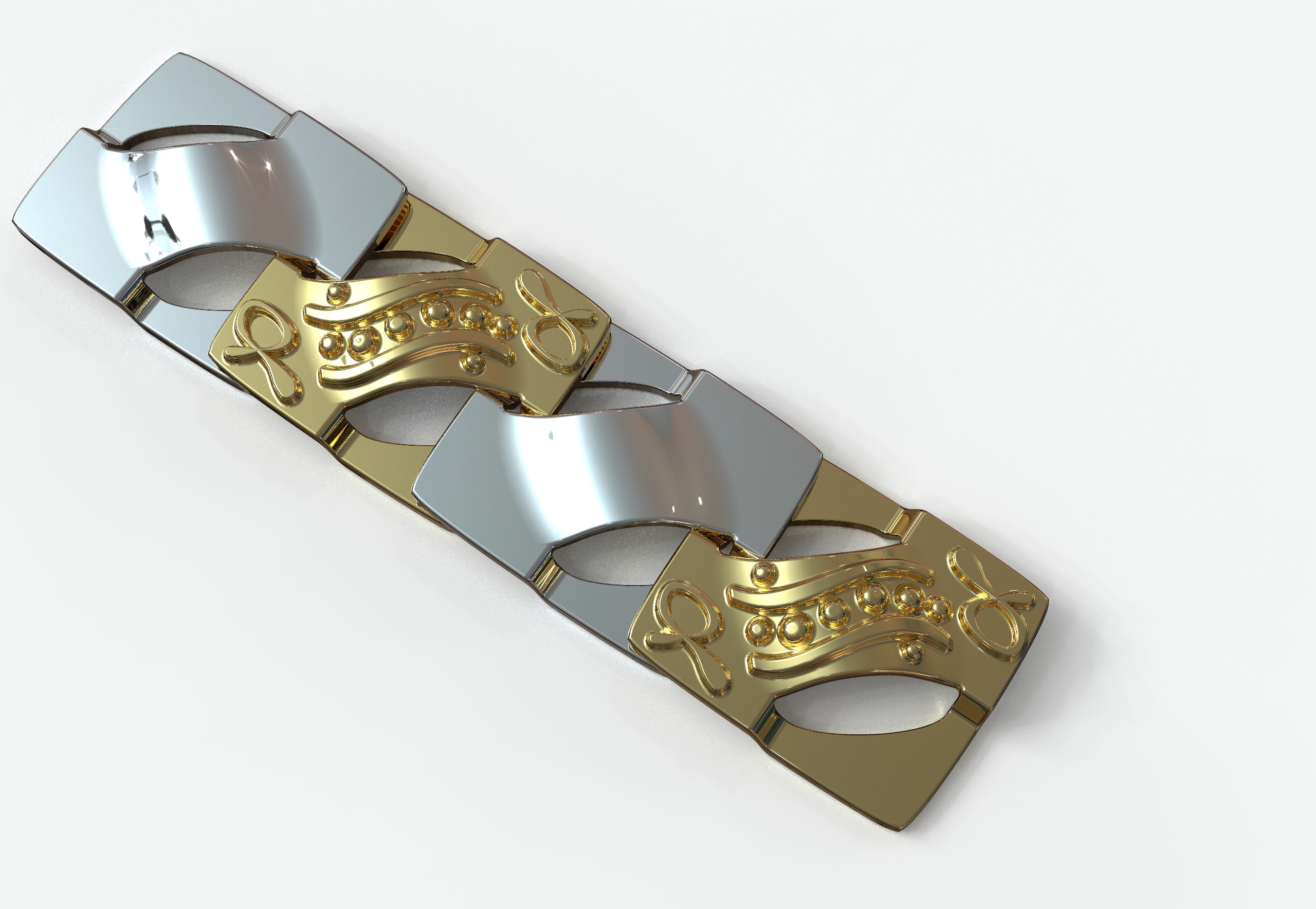 3D file square chain link 🟪 ・Template to download and 3D print・Cults