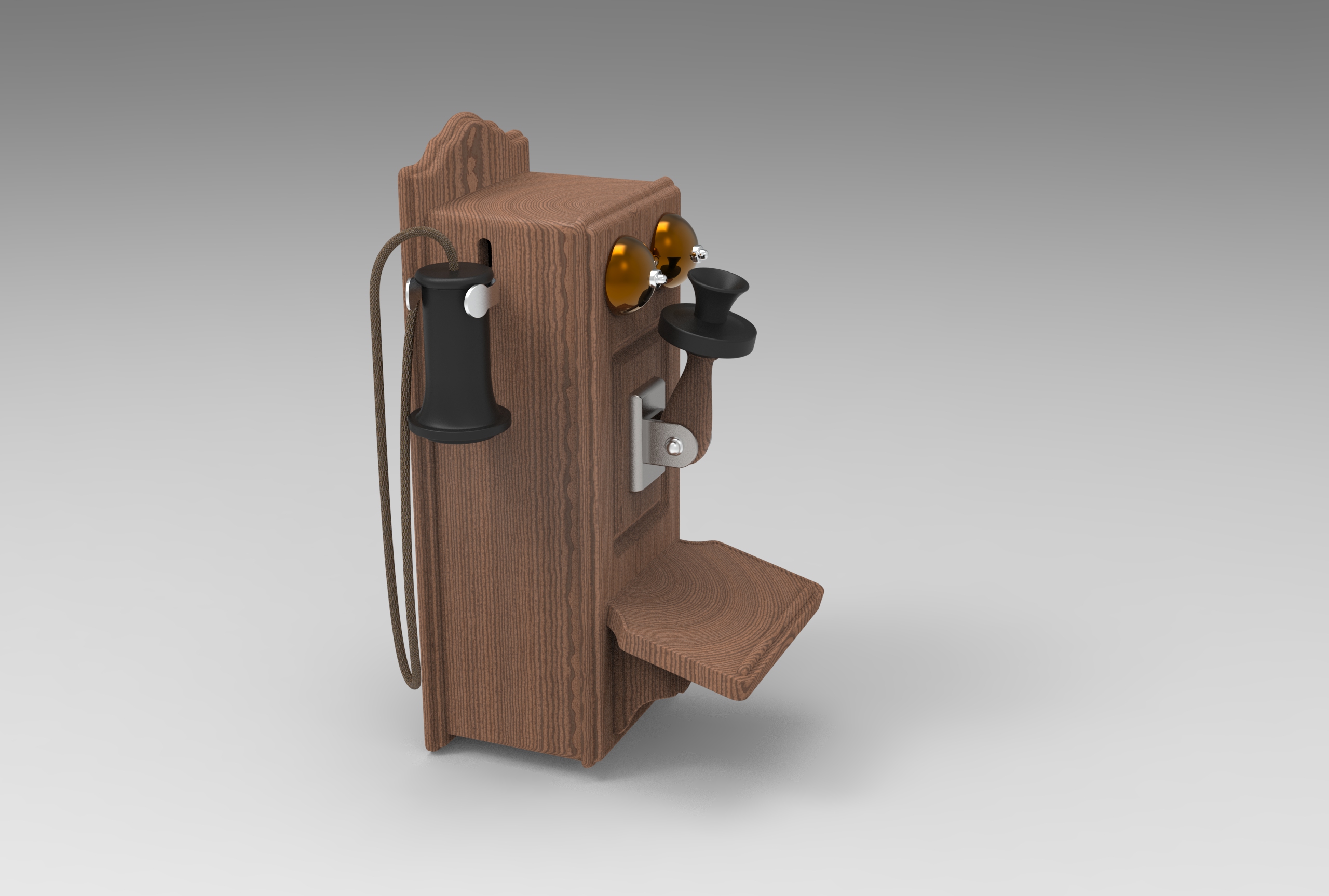 📞 antique wall phone・ 3D File for ・Cults