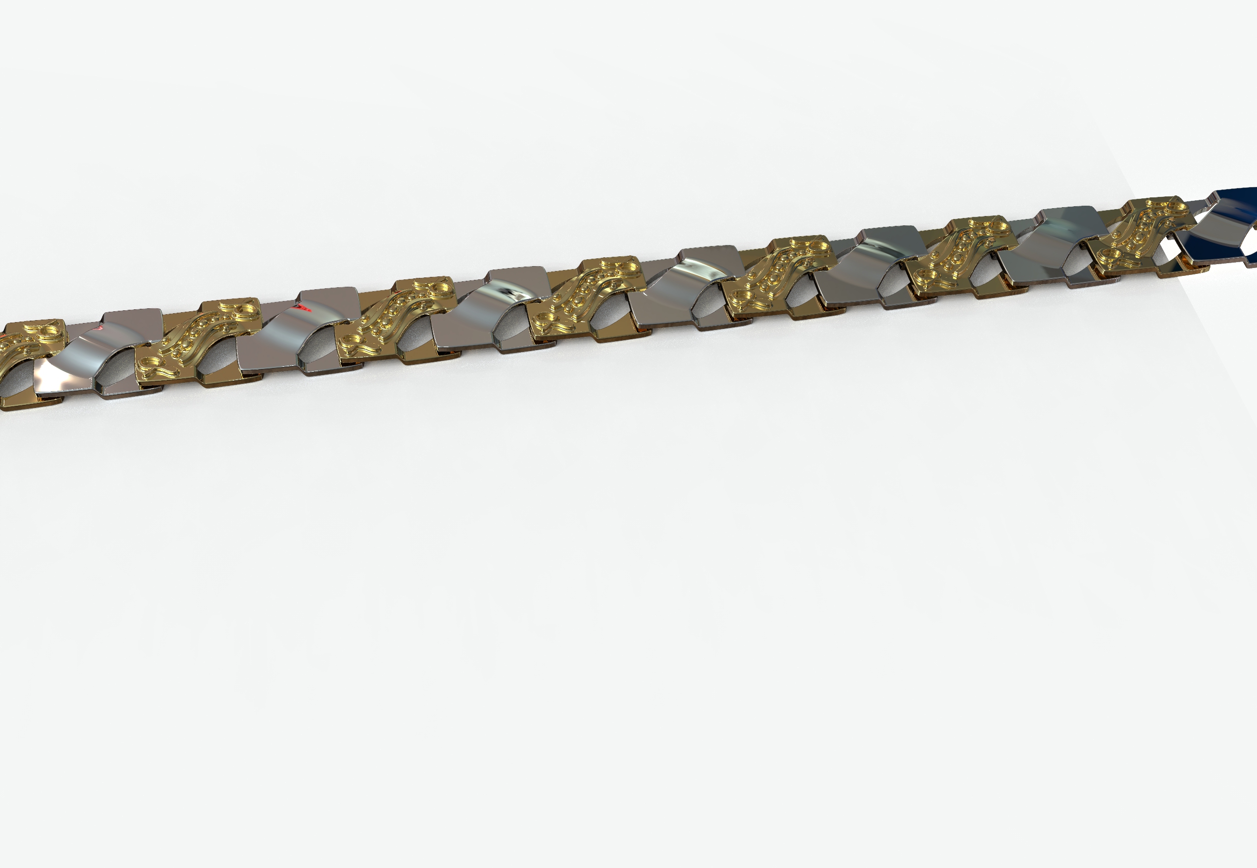 3D file square chain link 🟪 ・Template to download and 3D print・Cults