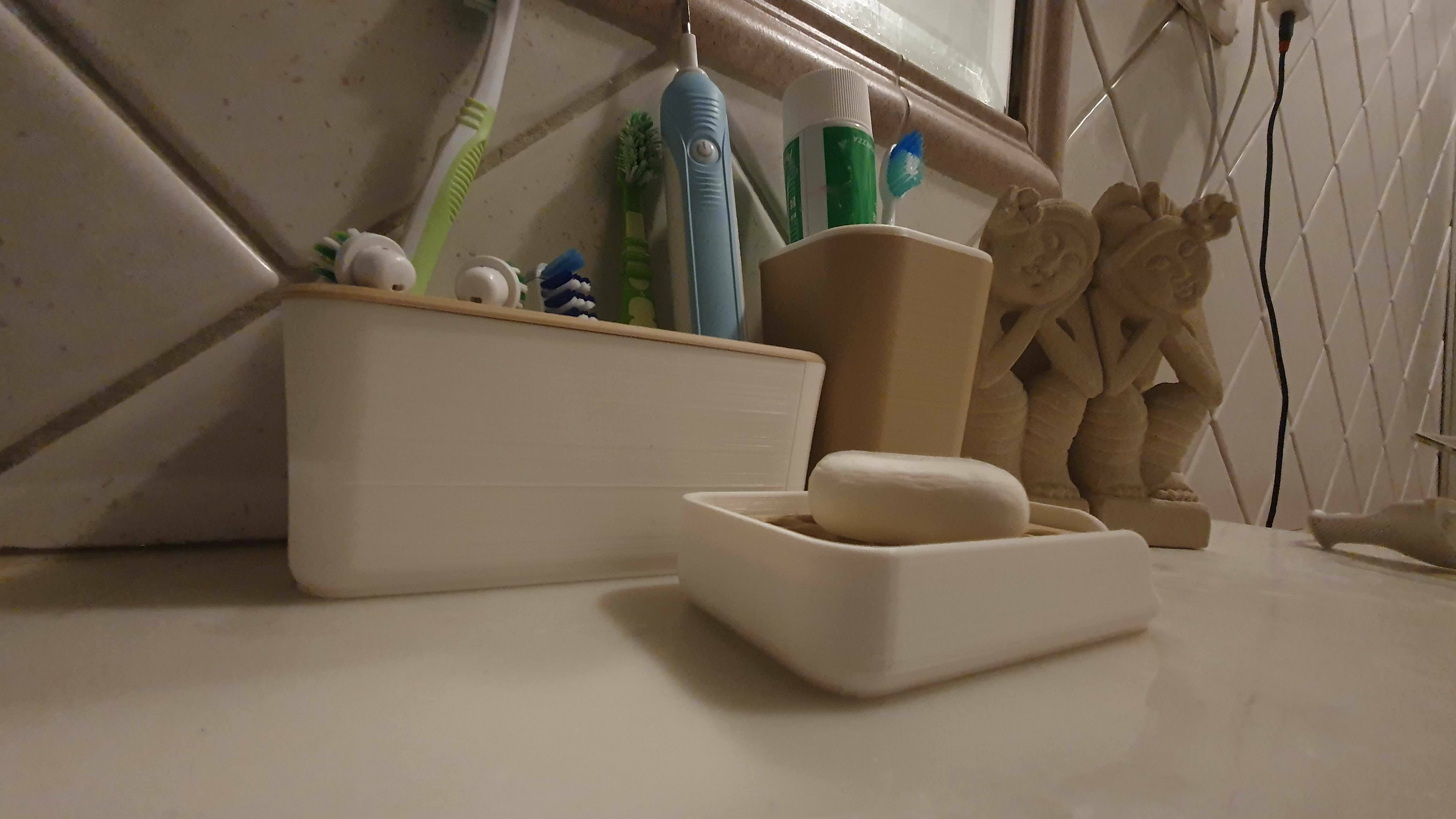 Free STL file bathroom set 🛀 ・3D printing template to download・Cults