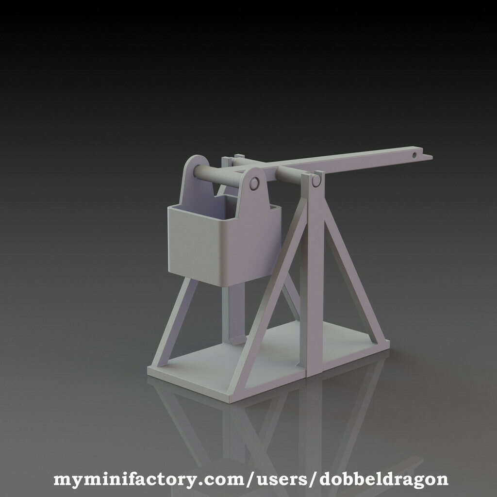 🎲 Trebuchet・Free 3D File for ・Cults