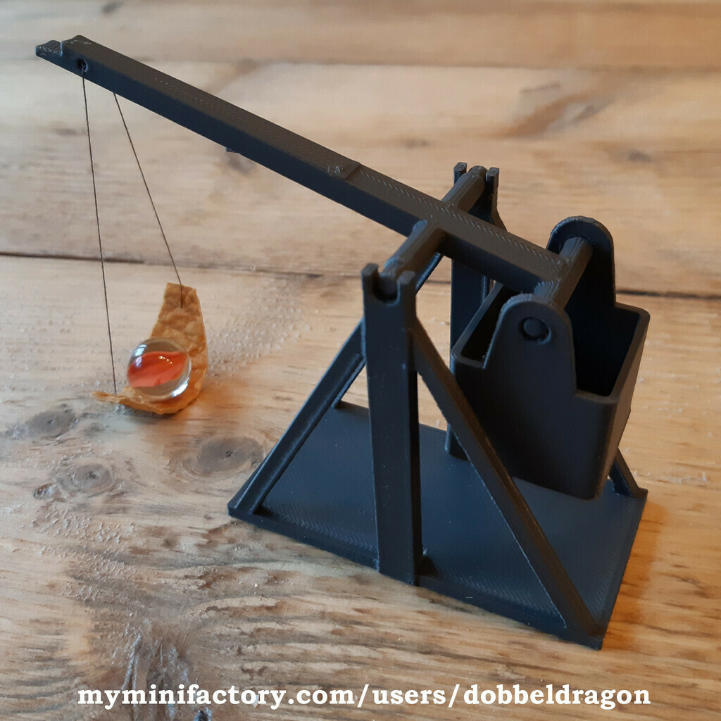 🎲 Trebuchet・Free 3D File for ・Cults