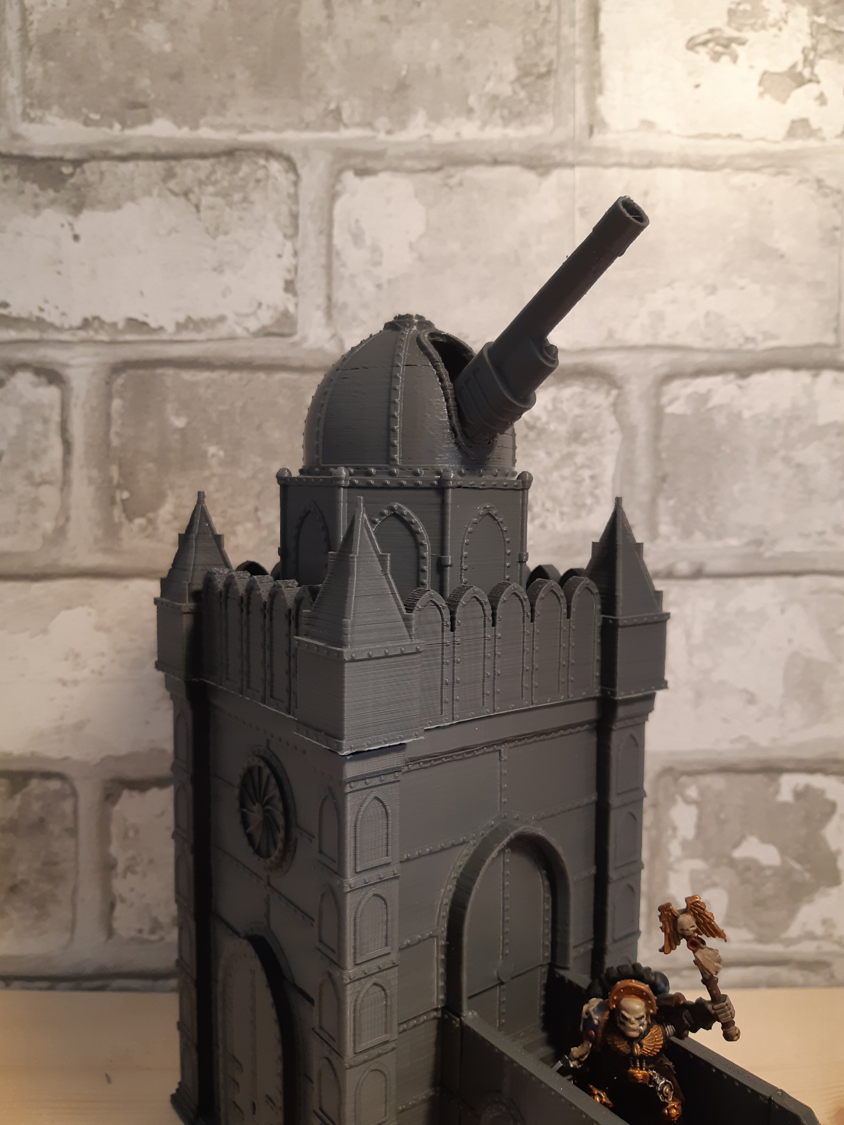 3D printable Gun Turret for the Gothic Tower・Cults