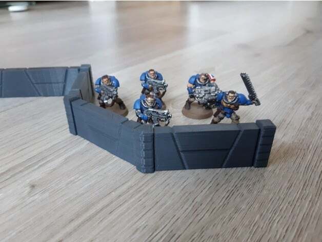 3D print Modular defence wall・Cults
