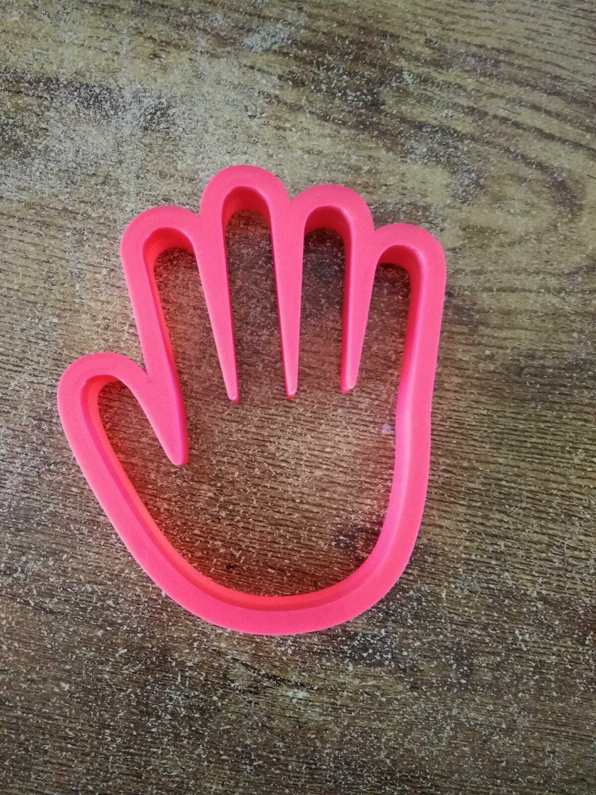 STL file Hand Cookie Cutter ・3D print design to download・Cults