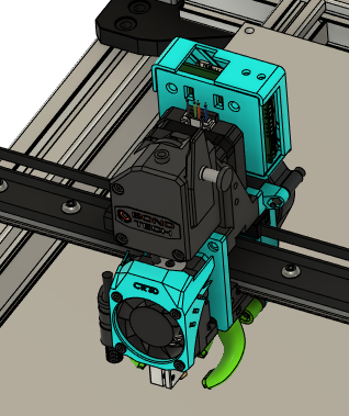 Free STL file Duet 1LC Mount for EVA2.4 x-Carriage 📦・3D printer model ...