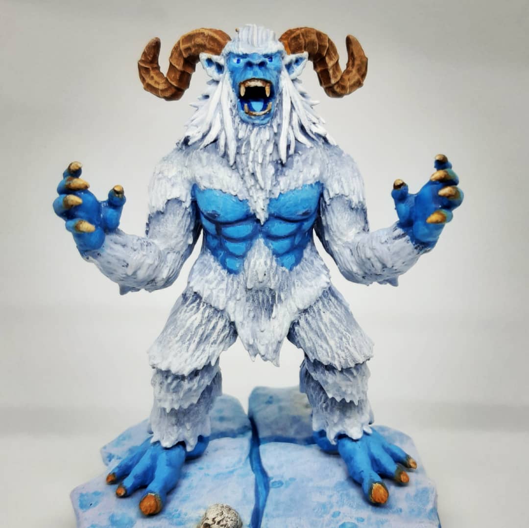 3D file Abominable Yeti (supported) 👹 ・3D print design to download・Cults
