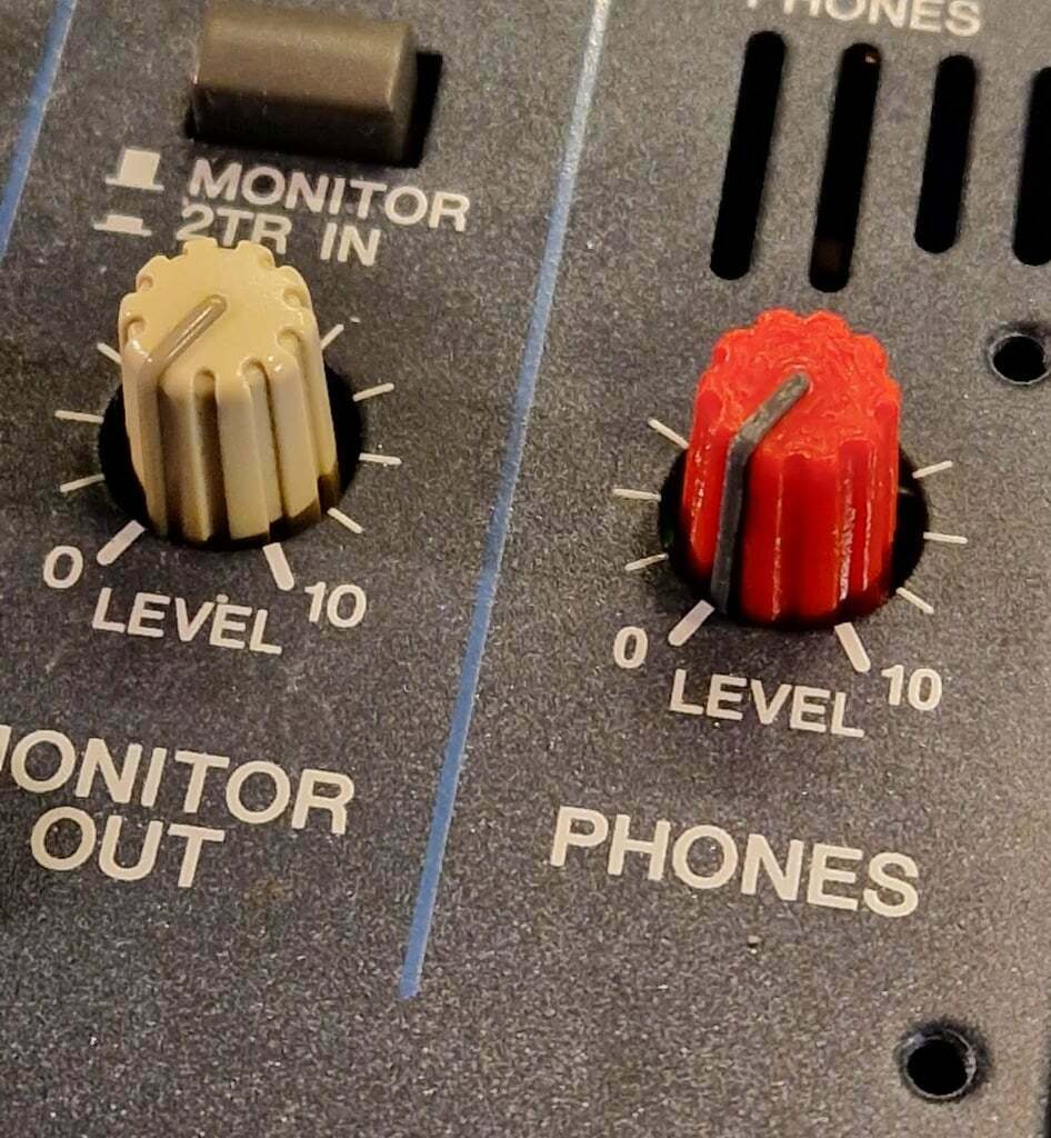 🎵 YAMAHA 01V96 Gain/Level knob for 6mm stem・Free 3D File for ・Cults