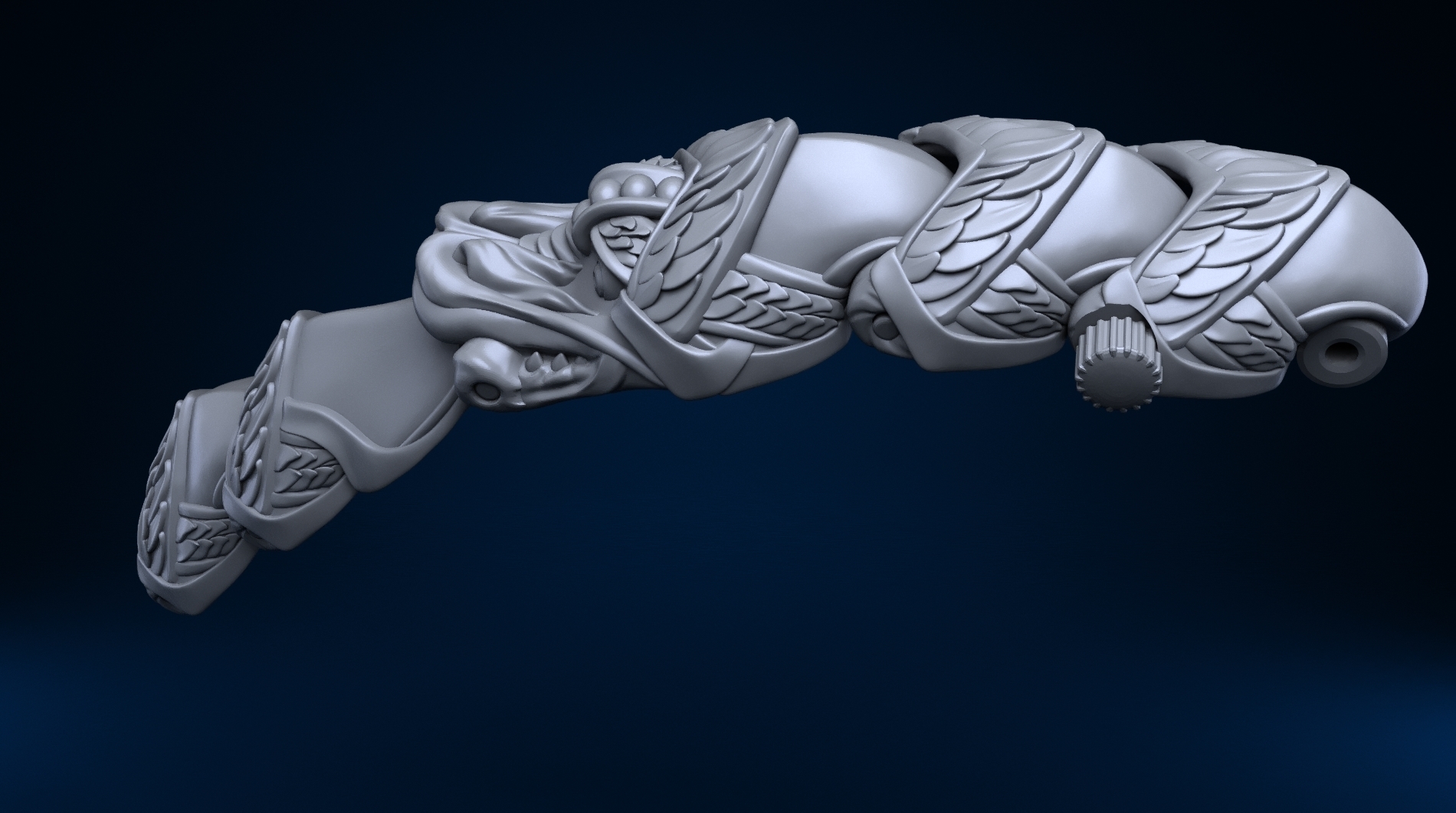 3D file Dragon bracelet 🐉 ・3D printing idea to download・Cults