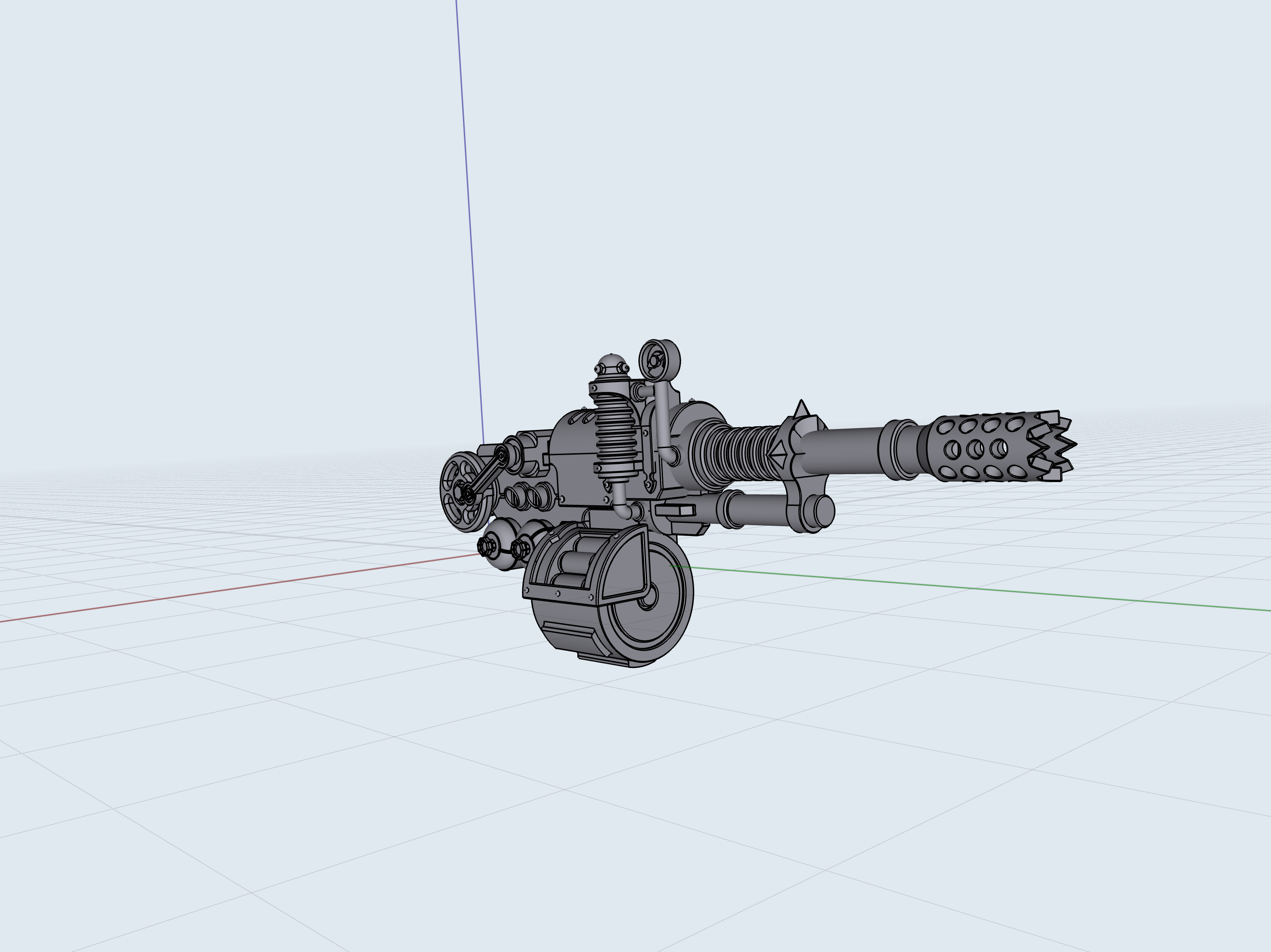 🎲 Blight Howitzer / Pumpgun MkIII (presupported)・ STL File for ・Cults
