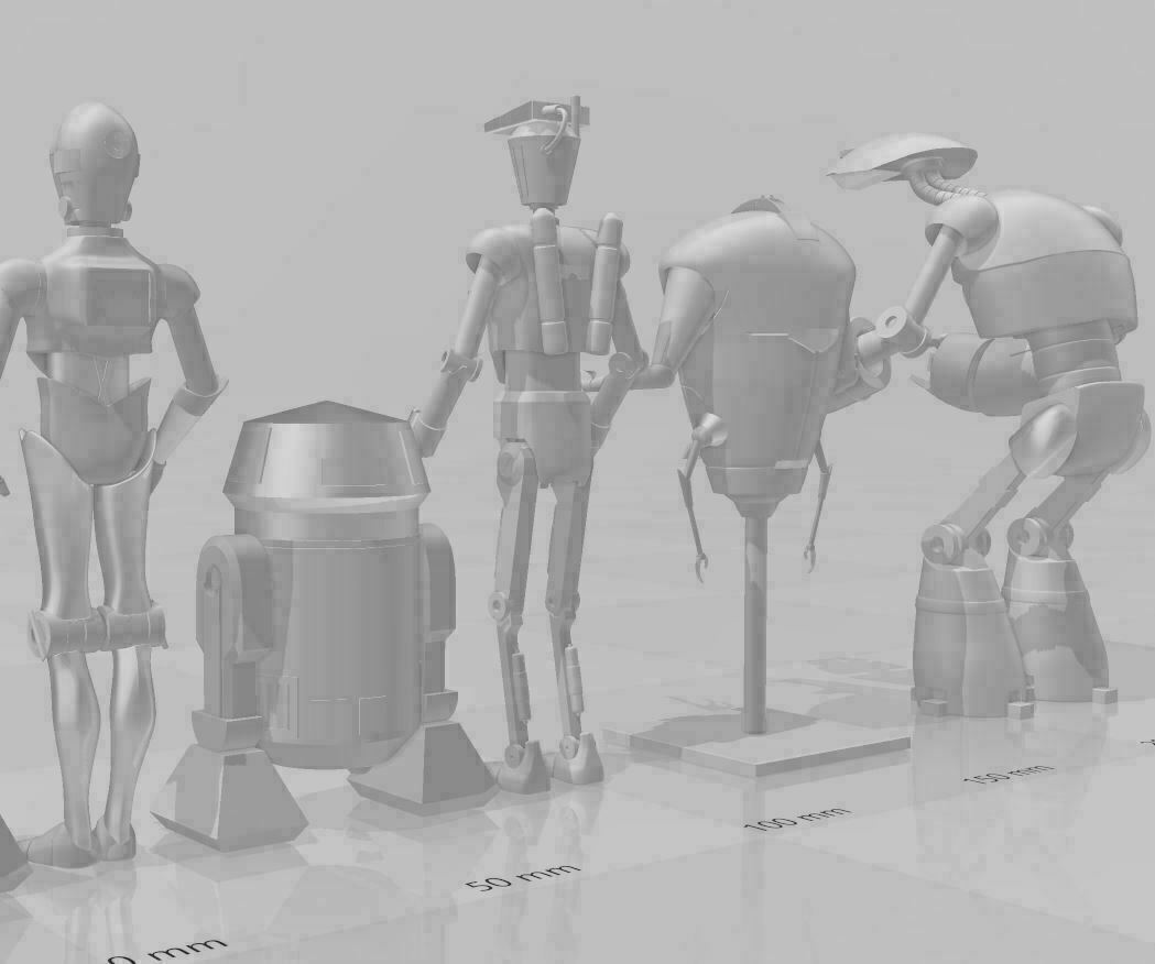 STL file STAR WARS MINING DROID (DROIDS) ⭐ ・3D printing model to ...